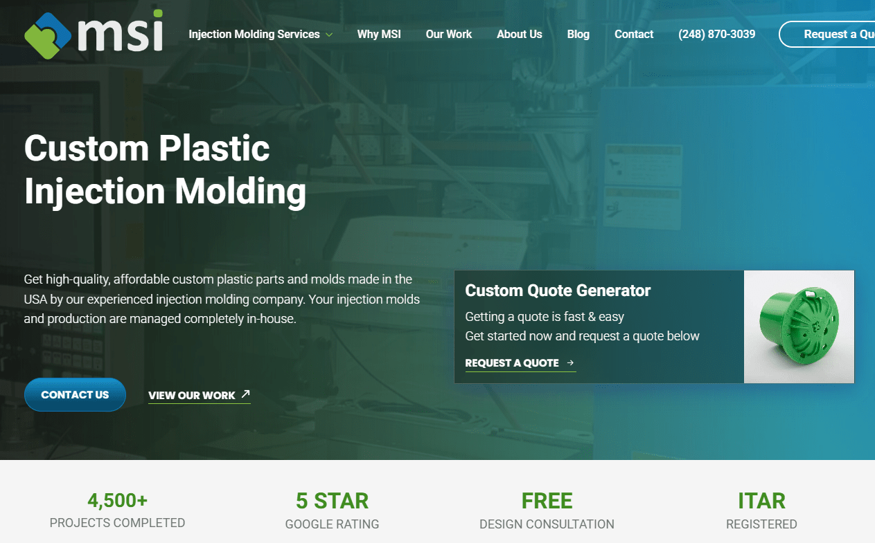 Top 25 Plastic Injection Molding Companies in the USA (2024)